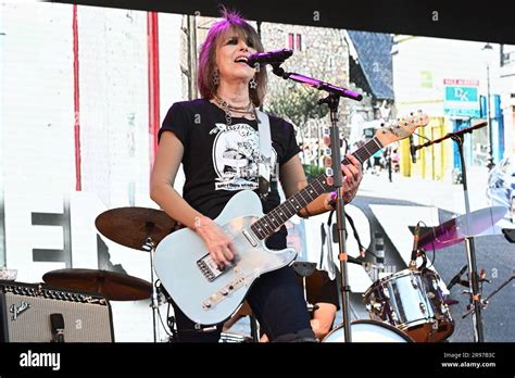 Somerset Uk 24 June 2023 Chrissie Hynde Performing With The