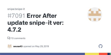 Error After Update Snipe It Ver Issue Snipe Snipe It GitHub