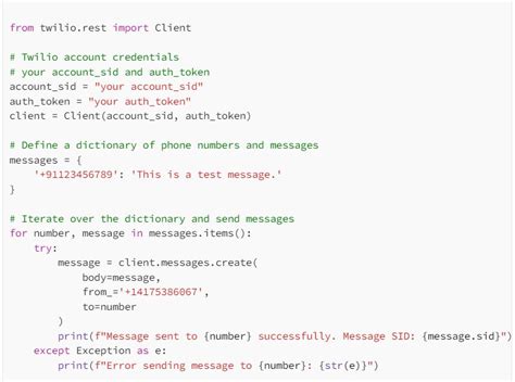 Akanksha Rath On Linkedin How To Send An Sms Using Python Code We Can