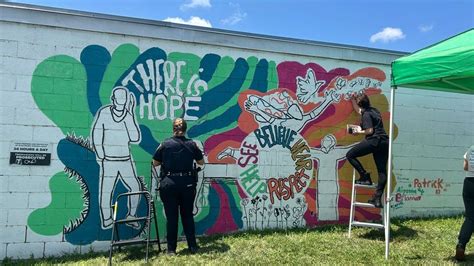 New Mural On Park Avenue Aims To Spread Hope And Mental Health Awareness