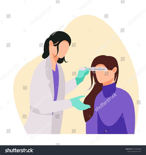 Isolated On White Eye Check Vector Stock Vector Royalty Free 1815332006 Shutterstock