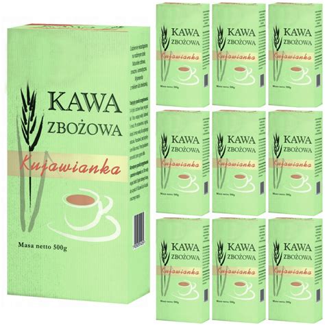 Kujawianka Kawa Zbożowa Bezkofeinowa Sypana W Proszku 500 G X 10 Opak