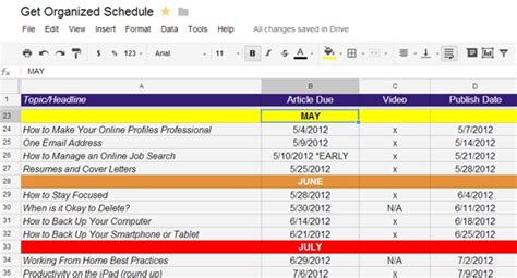 Get Organized How To Manage Your Work With Spreadsheets You Dont