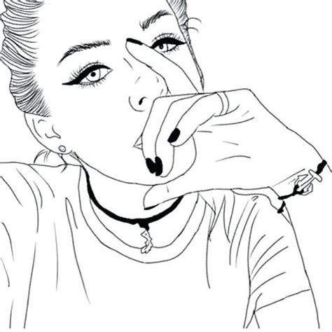 Outline Drawing Tumblr At Explore Collection Of