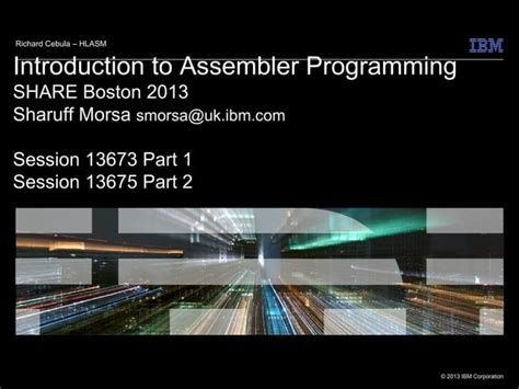 Introduction To Assemblerprogrammingboston2 Ppt