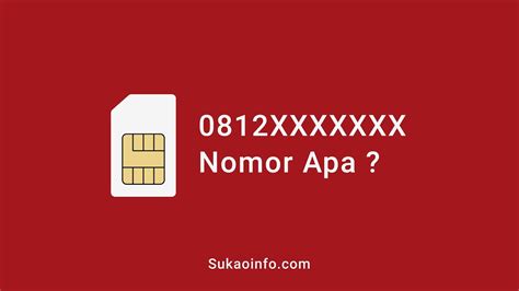 Awalan 0812 Nomor Operator Kartu Apa Ya Sukaoinfo