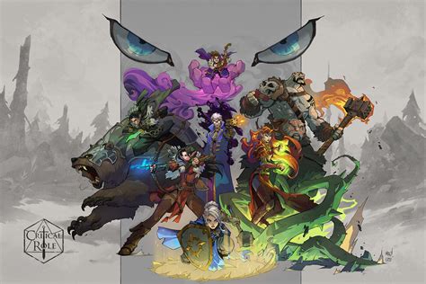 Artstation Critical Role Poster Coloring