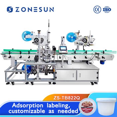 Automatic Chicken Bucket Labeling Machine