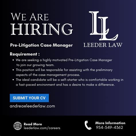 Come Work At Leeder Law Andrea Leeder Esq Mba