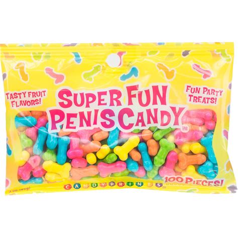 Candyprints Candy Pouch Penis Shaped Rainbow Candy Bms Enterprises