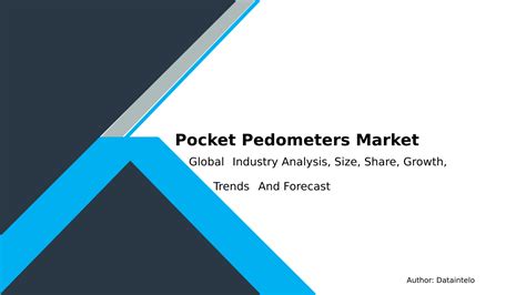 Pocket Pedometers Market Report Global Forecast From 2025 To 2033