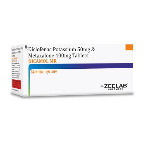 Buy Dicamol Mr Tablet Online Medicine For Muscle Spasm