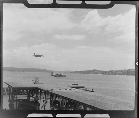 Seaplanes At Rose Bay Sydney Items National Library Of New Zealand