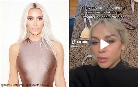 乳輪を隠すのもやっと！？ キム・カーダシアン発表のビキニの面積が小さすぎると話題に！ 「公共の場で着たら通報される」ぐらいのビキニって