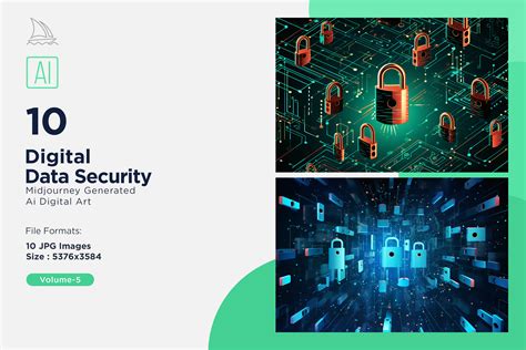 Visualizing Digital Data Security Set 5 Graphic By Microstock