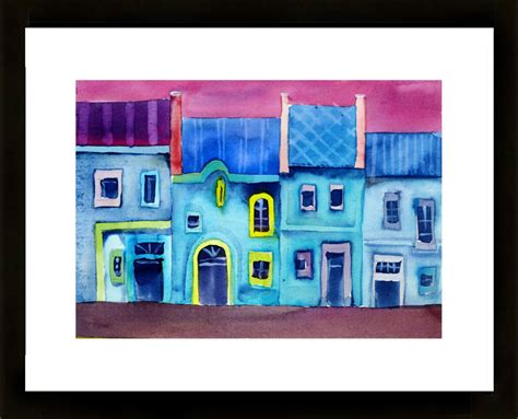 Akwarela Stare Miasto Jarosław Filipekjarosław Filipek