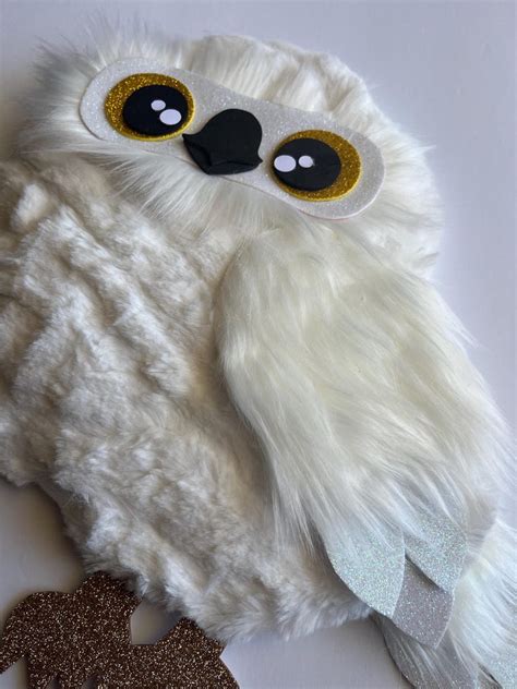 Snow Owl Winter Themed Wreath Attachment Deco Mesh Embellishments