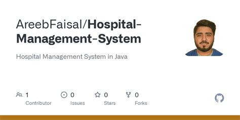 GitHub AreebFaisal Hospital Management System Hospital Management System In Java