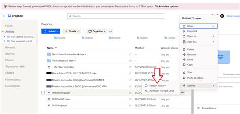 recover deleted dropbox files in 2025 [versioning and rewind]