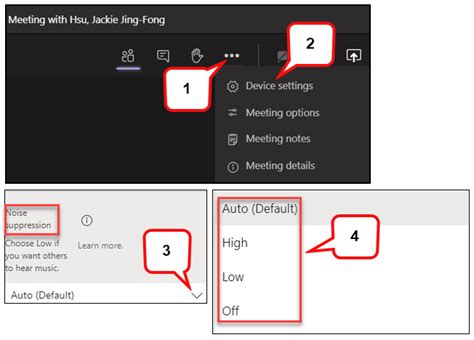 How To Reduce Background Noise In Teams Meeting Instruction Uh