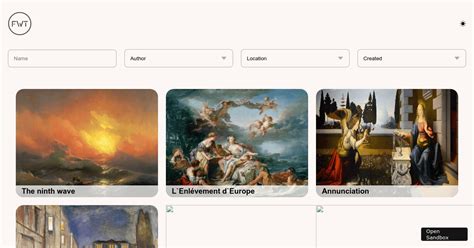 Gallery Codesandbox