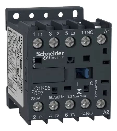 Minicontactor Tesys K 9a 1na 220 Vac Lc1k0910m7 Schneider Envío Gratis