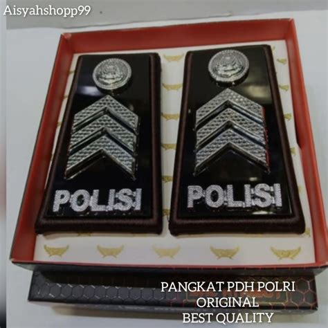 Jual Pangkat Pdh Polri Original Brigadir Shopee Indonesia