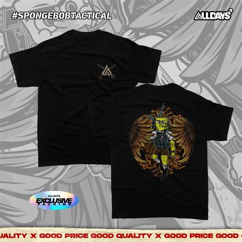 Jual Alldays Baju Kaos Atasan Pria Tactical Spongebob Shopee Indonesia