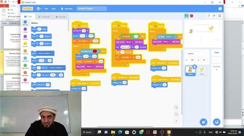 developing a basic game in scratch computer snc class 7 8 unit 4 youtube
