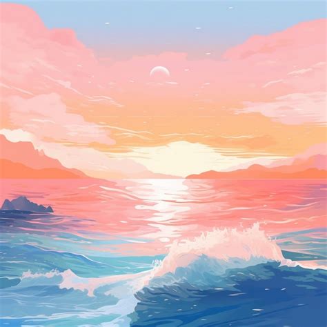 Premium Photo Beautiful Sunset Gradient Wallpapper