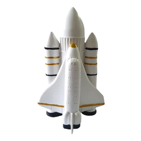 Statueta Decorativa Nava Spatiala Alb 25 Cm Gx2002 Emagro