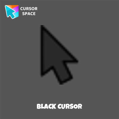 Custom Cursor Black Cursor Pack Cursor Space