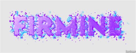 Firmine Effet De Texte Et Design De Logos Prénom