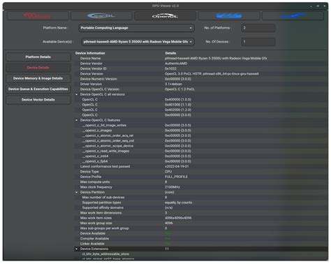 GitHub Arunsivaramanneo GPU Viewer A Front End To Glxinfo Vulkaninfo Clinfo And Es Info
