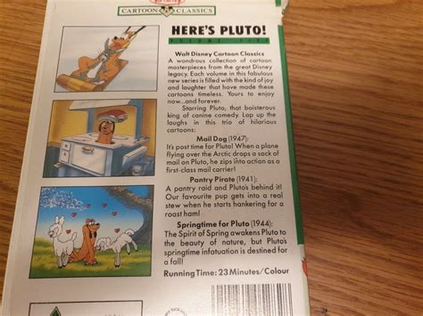 Heres Pluto Rare Disney On Vhs On Ebid United Kingdom 217275634