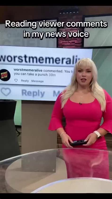 She Says The Line Missouri Morning News Anchor Carissa Codel Reading Comments About Her