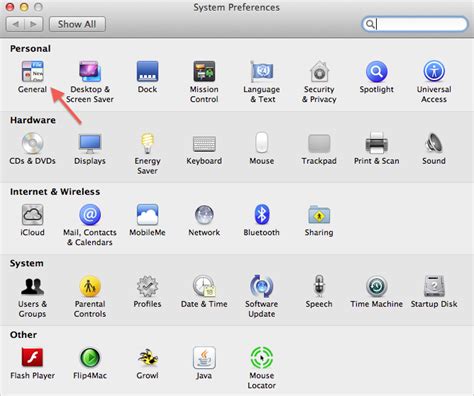 mac os x missing grade center scroll bars