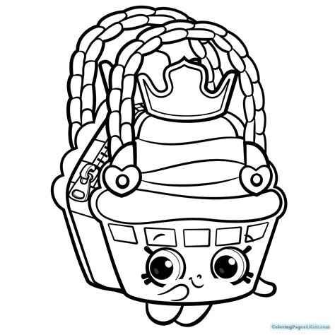Shopkins Shoppies Coloring Pages At Free Printable