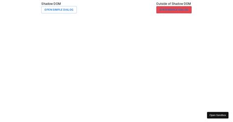 Shadow Dom Forked Codesandbox