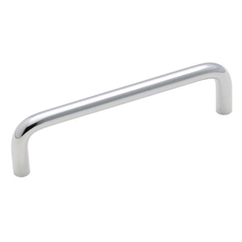 4 Solid Brass Wire Pull Satin Chrome