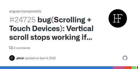Bugscrolling Touch Devices Vertical Scroll Stops Working If Recognized As Horizontal Scroll
