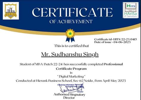 Sudhanshu Singh On Linkedin Digitalmarketing Certifiedprofessional