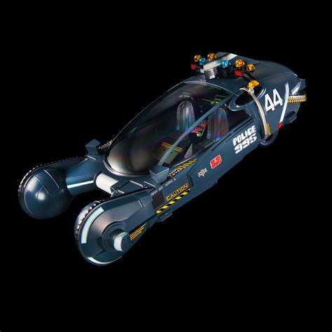 Deckards Police Spinner Blade Runner 2049 Die Cast Model Master