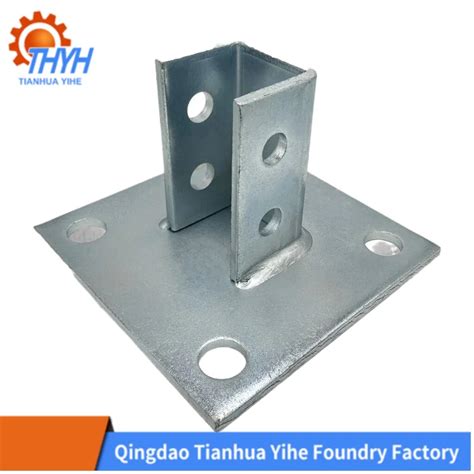 Hot Dip Galvanized Double Splicing Connection Base Unistrut Fittings