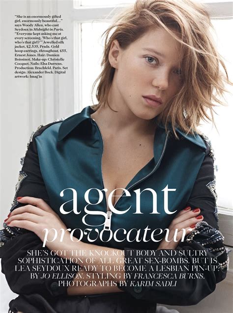 Léa Seydoux By Karim Sadli For Vogue Uk December 2013 Léa Seydoux Lea Seydoux Style Iman