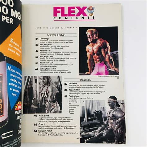 Flex Magazine June 1990 Vince Comerford Vintage