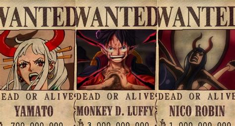 The New Straw Hat Pirates Bounties After Wano Ranked One Piece