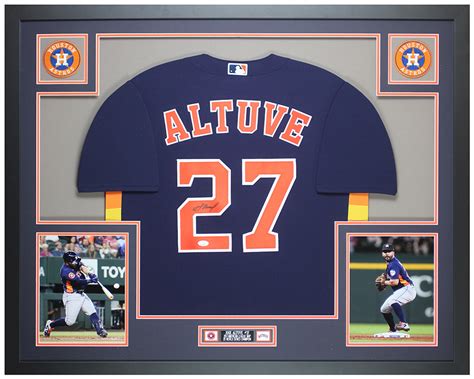 Jose Altuve Autographed And Framed Houston Astros Jersey