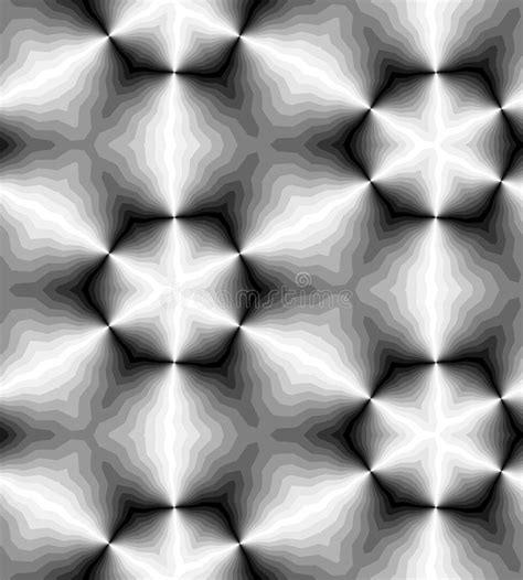 Seamless Polygonal Monochrome Pattern Geometric Abstract Background