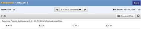 solved assume a poisson distribution find the following